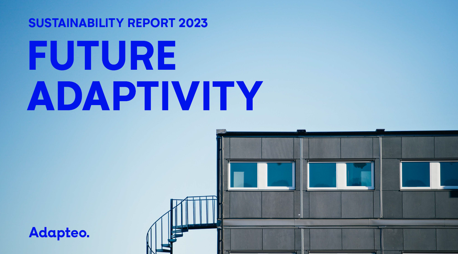 Duurzaamheid - Rapportage | Adapteo